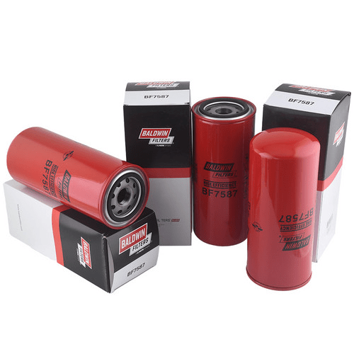 Baldwin BF7587 Fuel Filter for CAT & Cummins Engines - 3 Pack Bundle ...