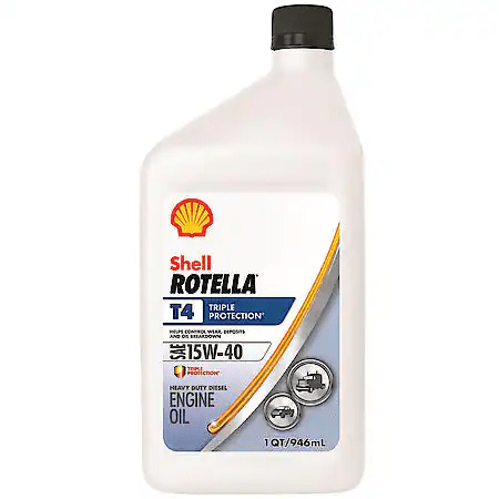 Shell Rotella T4 Triple Protection® 15W-40 Conventional Heavy Duty Die ...