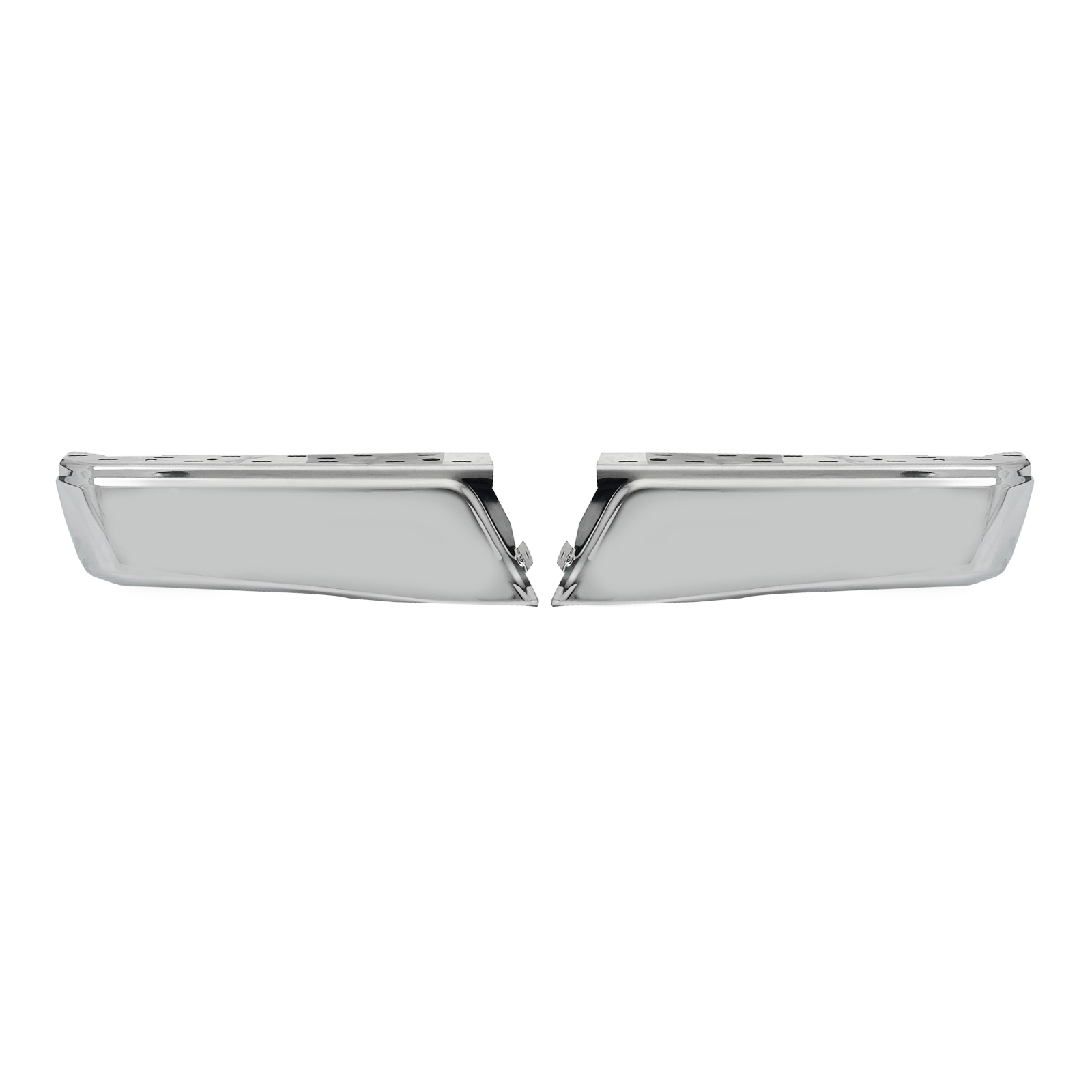 Chrome Steel Rear Bumper Ends Pair for Ford F-150 (2015–2018) – AFA-Motors