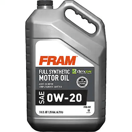 FRAM Full Synthetic 0W-20 Motor Oil: 5 Quart – AFA-Motors