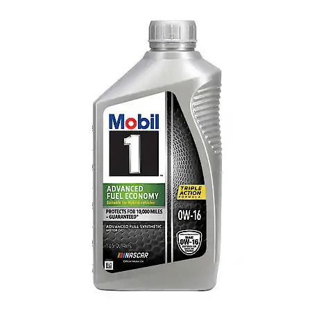 Mobil 1 Advanced Fuel Economy Full Synthetic Motor Oil 0W-16, 1 Quart ...