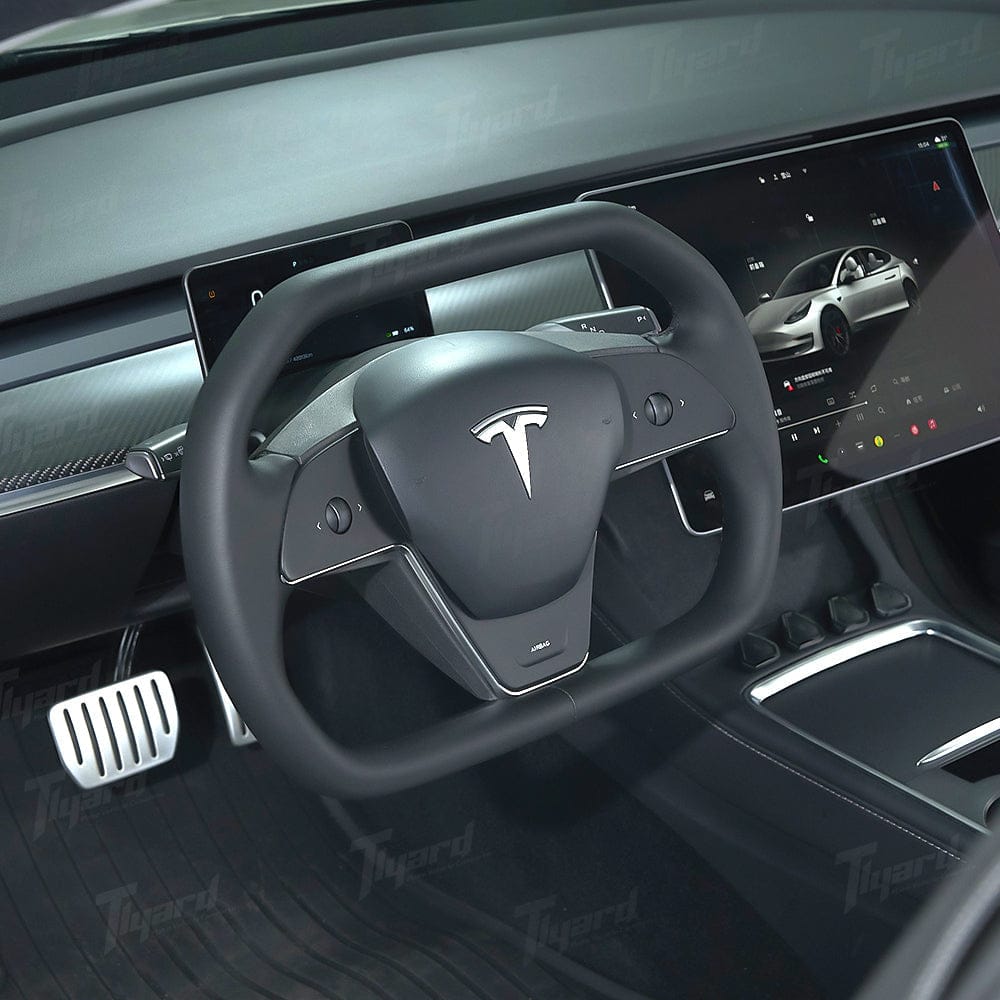 Cybertruck Style Steering Wheel for Tesla Model 3 & Model Y ...