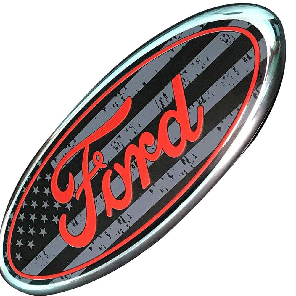 Ford F150 2004-2014 9" Front Grille Emblem Badge - American Flag – AFA ...