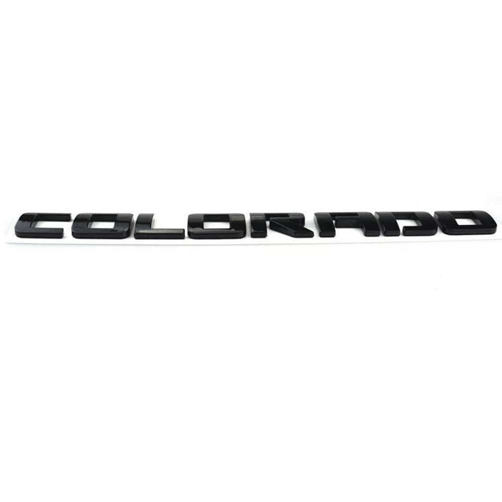 Chevrolet Colorado Emblem Letter Badge Black – AFA-Motors