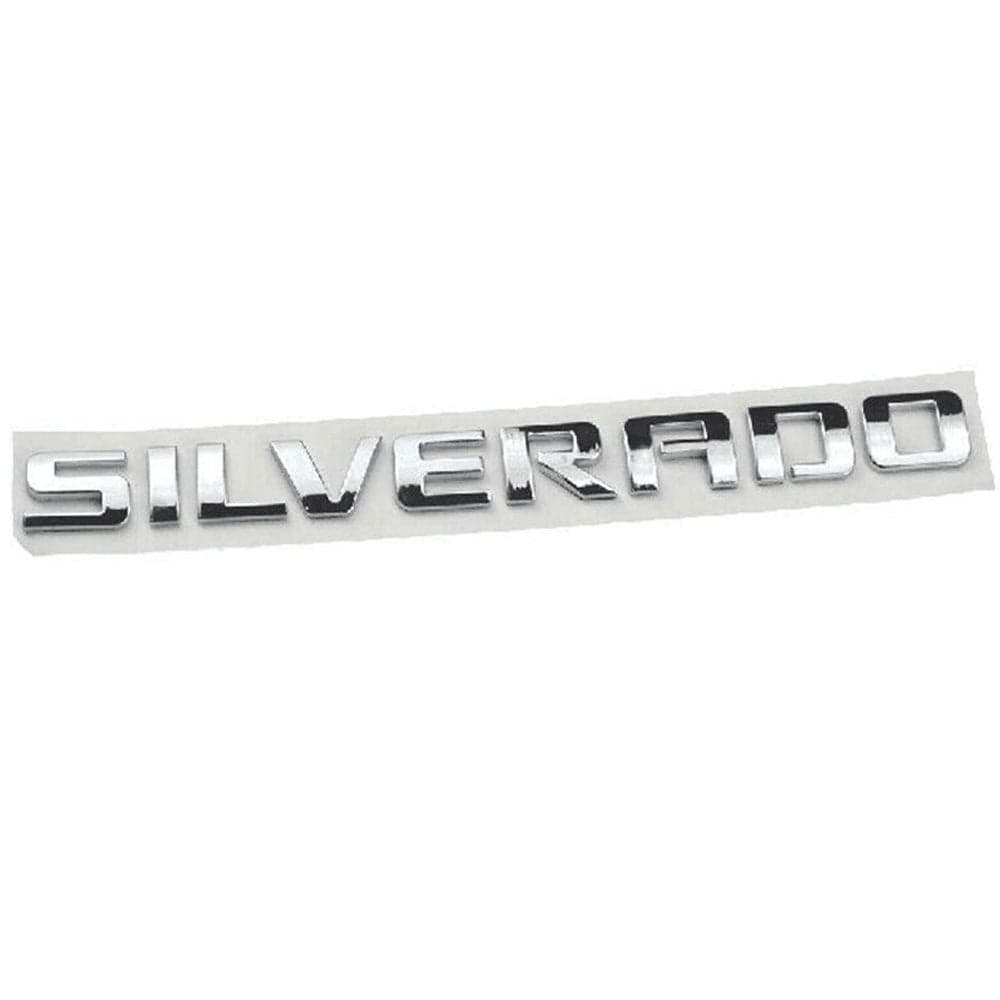 Chevrolet Silverado Emblems - Silverado Letter Chrome 15129652 – AFA-Motors