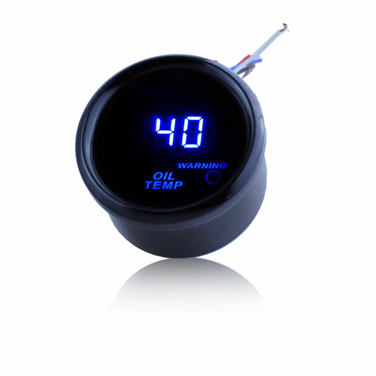 2" Digital Oil Temperature Gauge with Sensor LED Gauge Kit- Blue LED/B ...