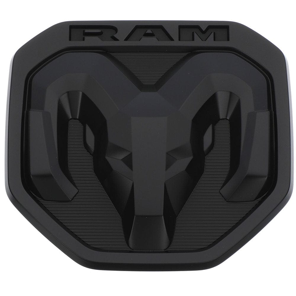 RAM Emblem Ram Head Tailgate Matte Black 68276327aa – AFA-Motors