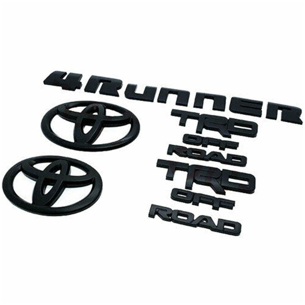 Toyota 4Runner Trd Off Road Emblem kit Blackout Overlay #PT948-89200-0 ...